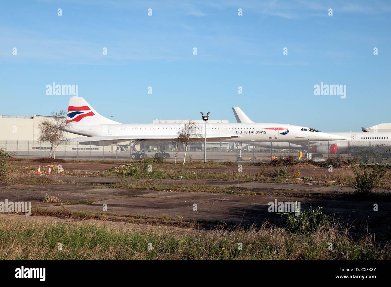 Concorde heathrow hi-res stock photography and images - Alamy