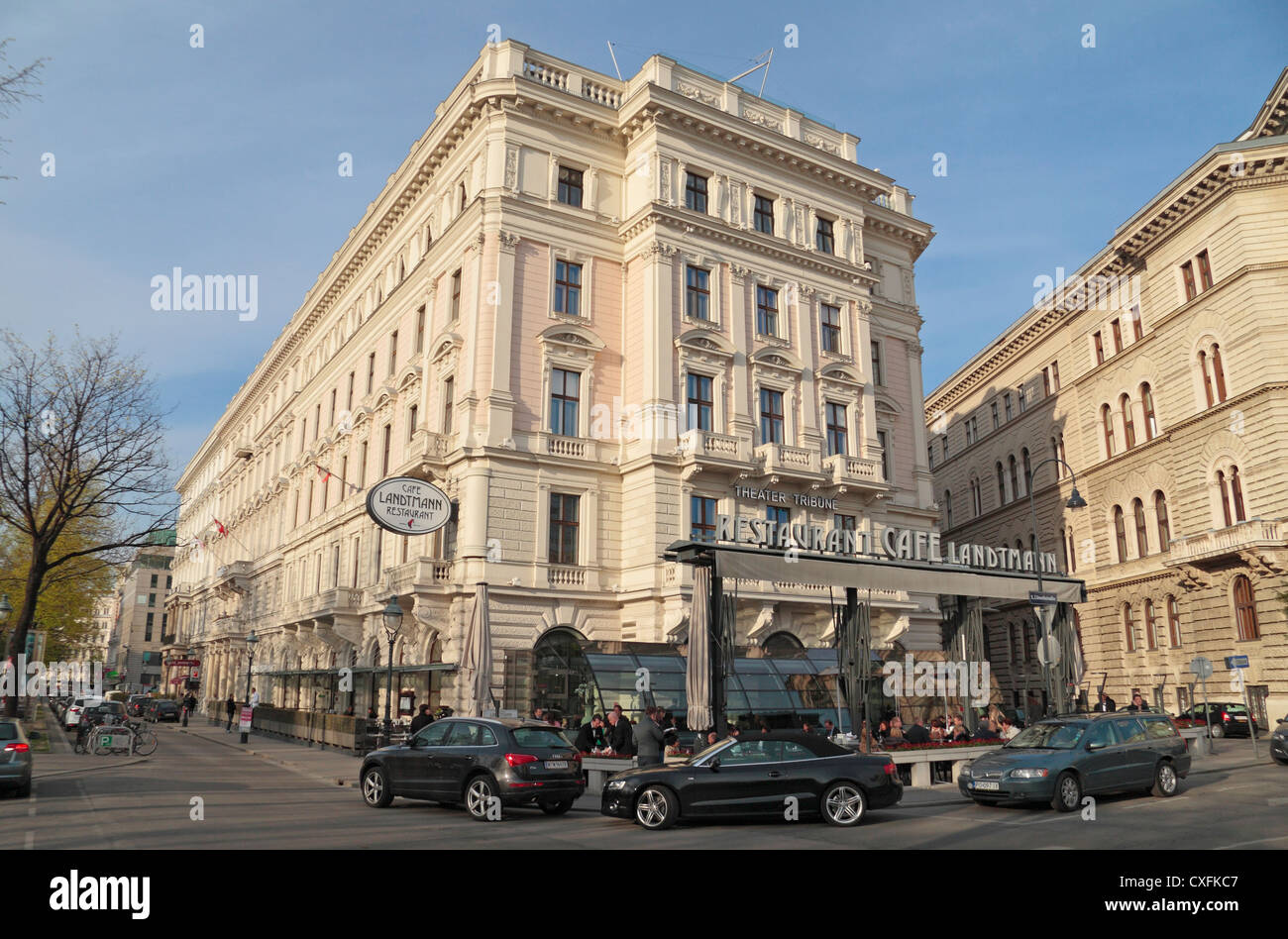 The Café Landtmann Restaurant, Universitätsring 4, Vienna, Austria ...