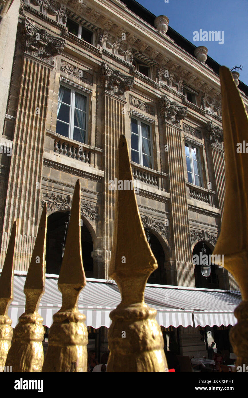 Railings of the Palais Royal Stock Photo - Alamy