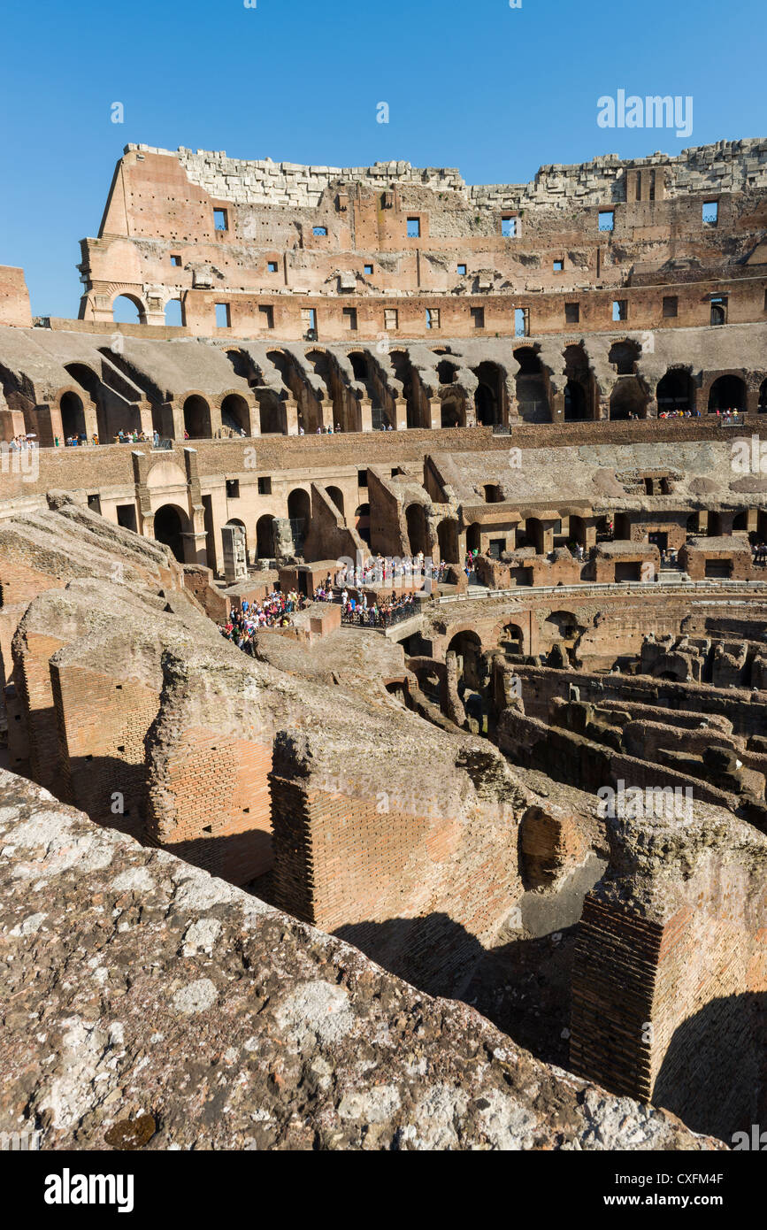 Colosseum interior, Rome, Roma, Italy, Italia, Europe Stock Photo - Alamy