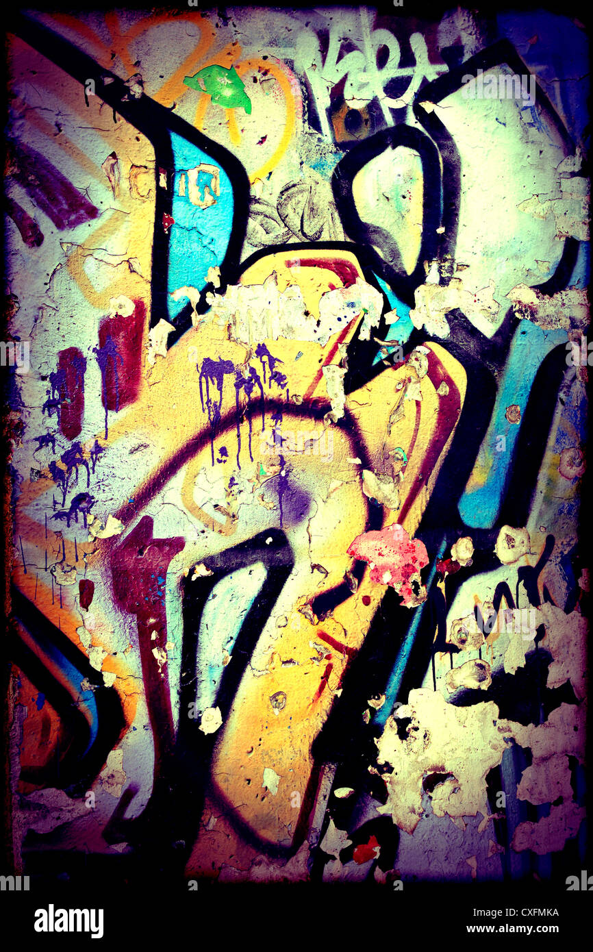Piece of the Berlin Wall Displayed at the Cold War Museum Germany Stock ...