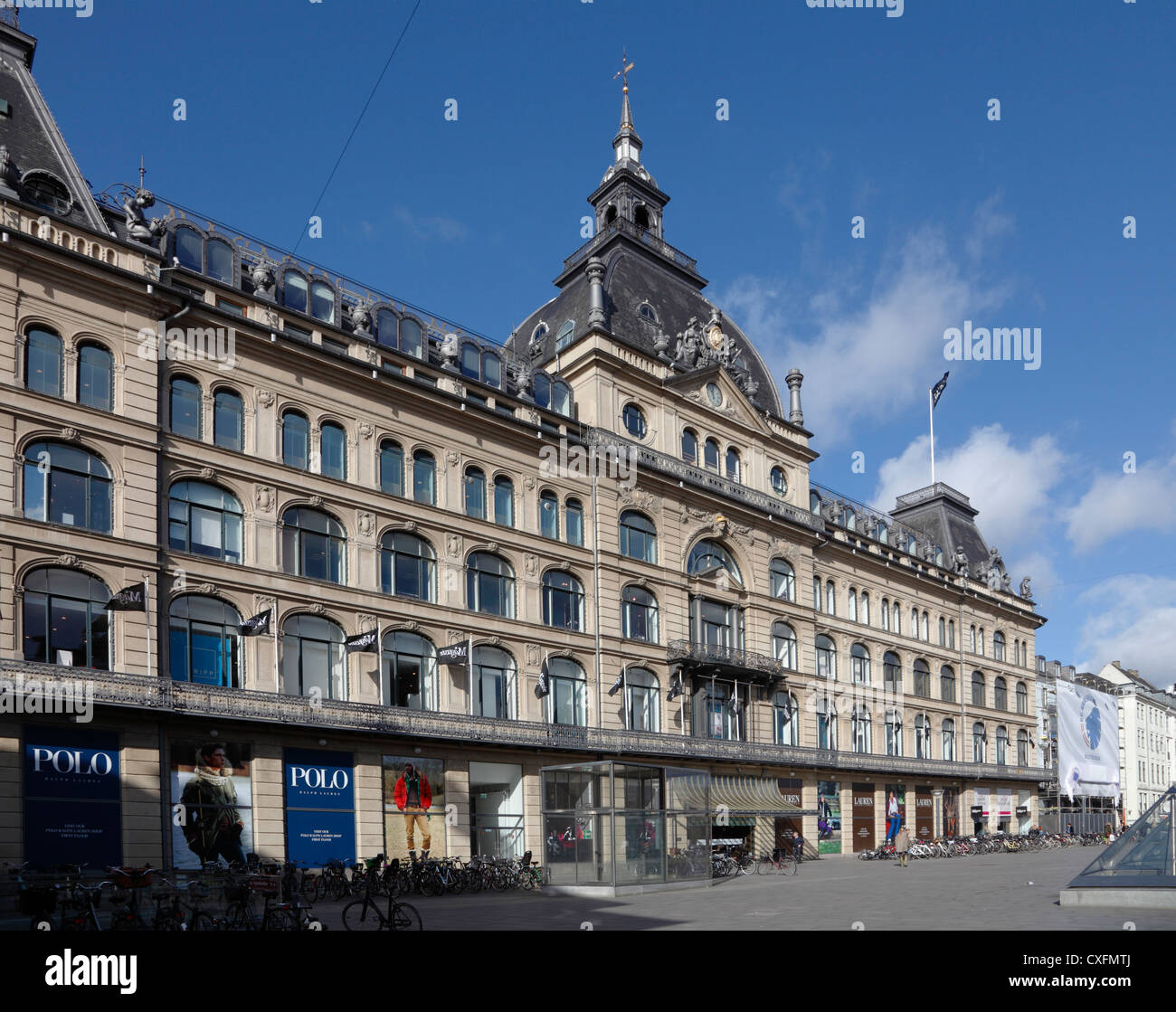 The old historic and well-known department store Magasin du Nord (main ...