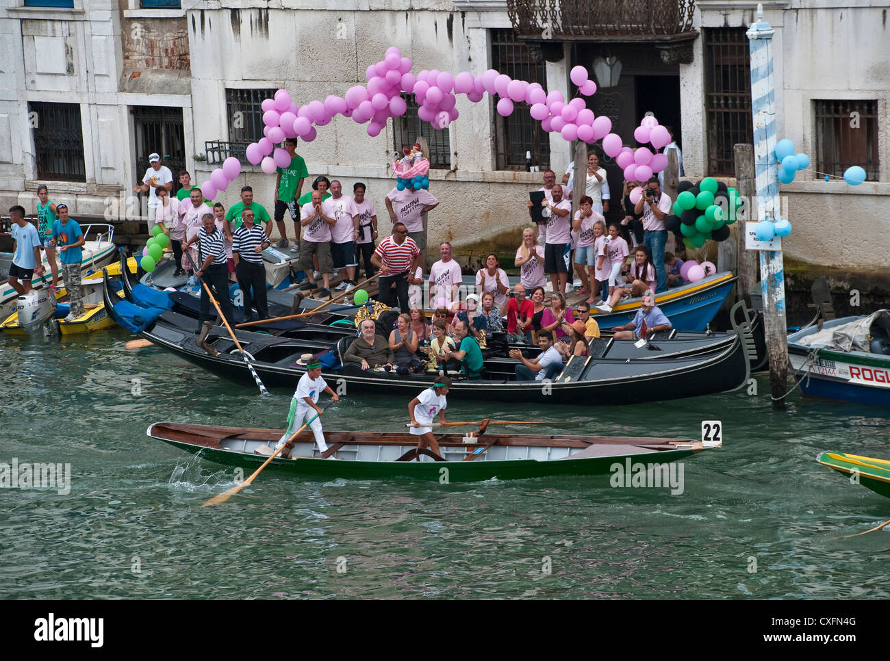 Venetian boat hi-res stock photography and images - Alamy
