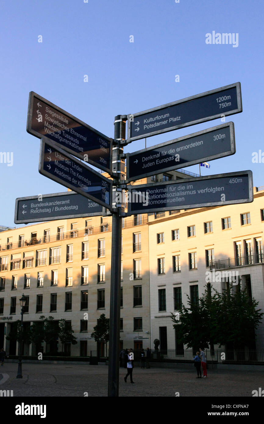 Multiple direction signs hi-res stock photography and images - Alamy