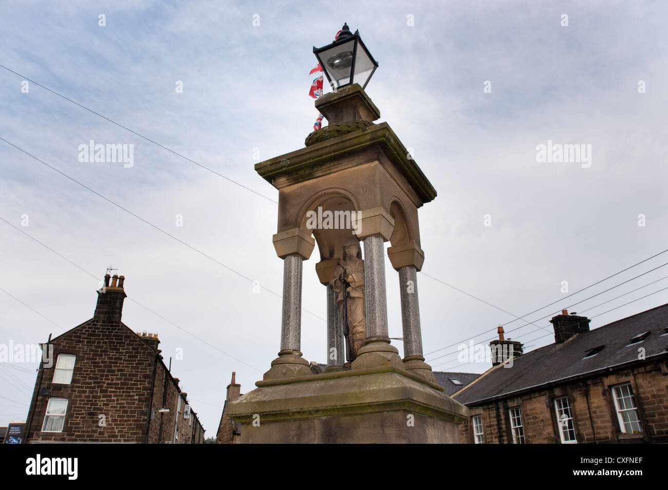 Memorial to the Boar War, Bellingham, Northumberland Stock Photo - Alamy