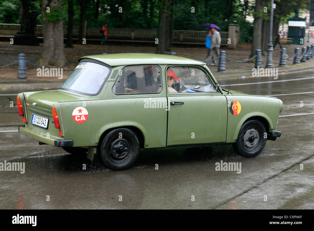 An East German Trabant Peoples Car in Berlin Stock Photo - Alamy