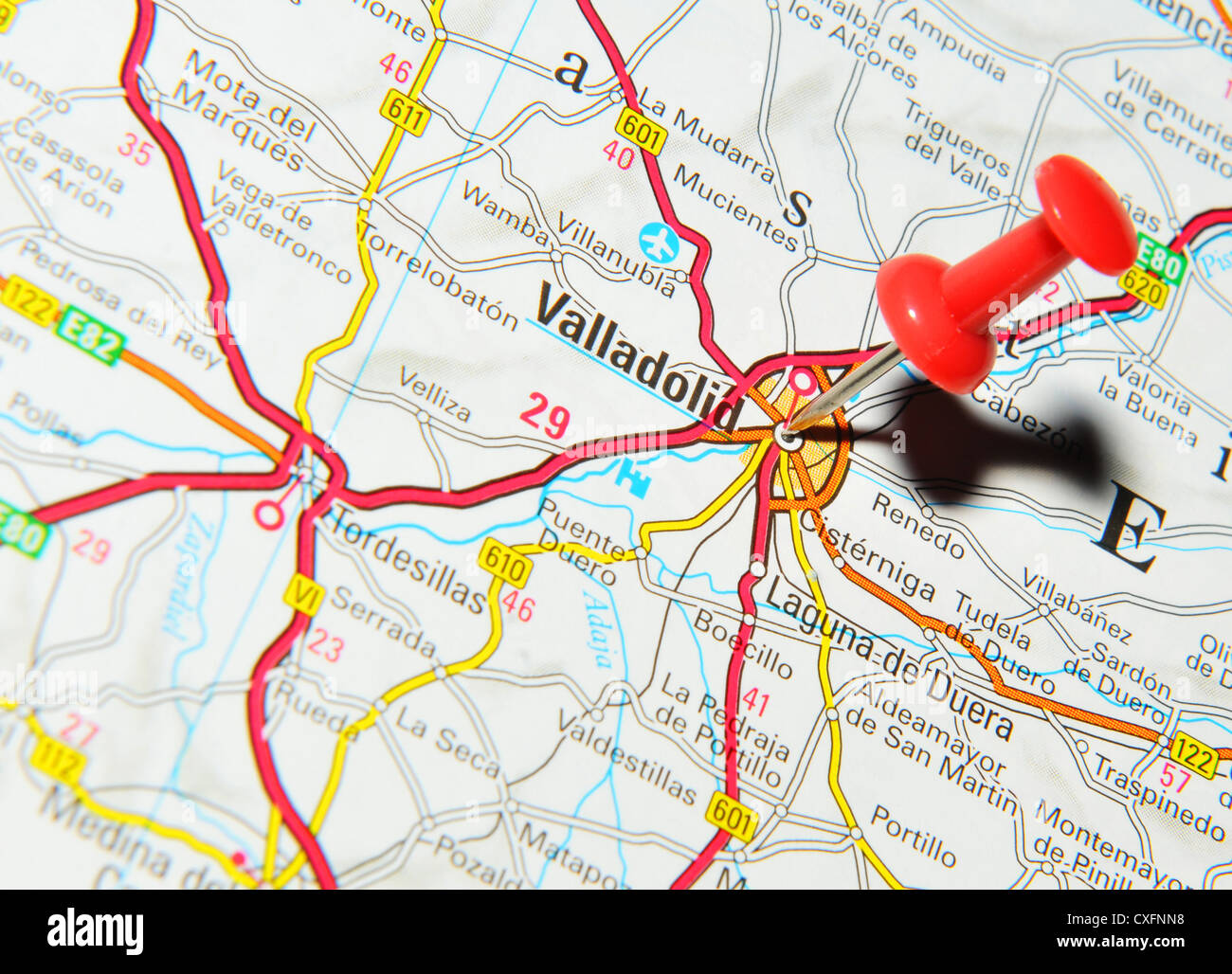 Map of valladolid spain hi-res stock photography and images - Alamy