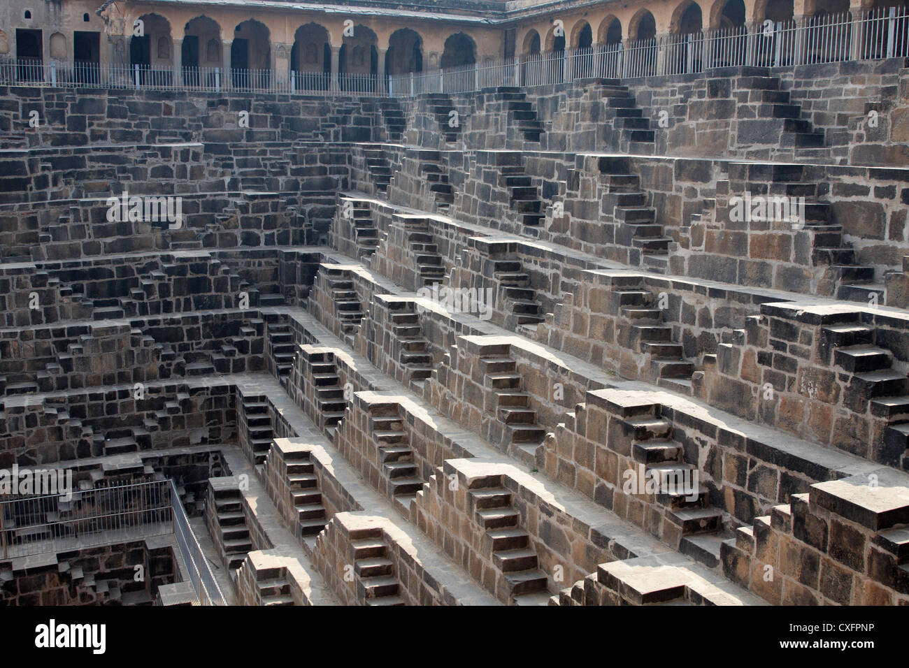 Chand Baori Step Well, Abhaneri, Rajasthan, India, Asia Stock Photo - Alamy