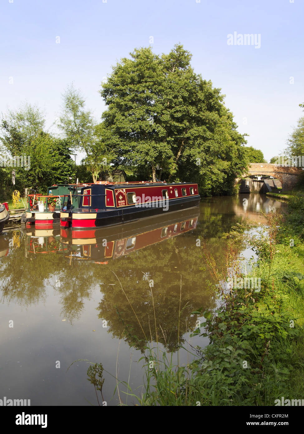 the worcester and birmingham canal stoke prior worcestershire Stock ...