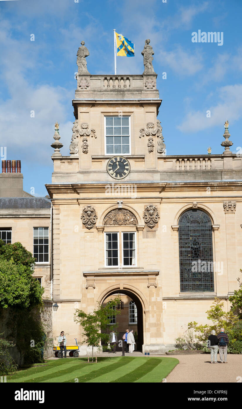 The Chapel at Trinity College Oxford seen from Front Quadrangle ...