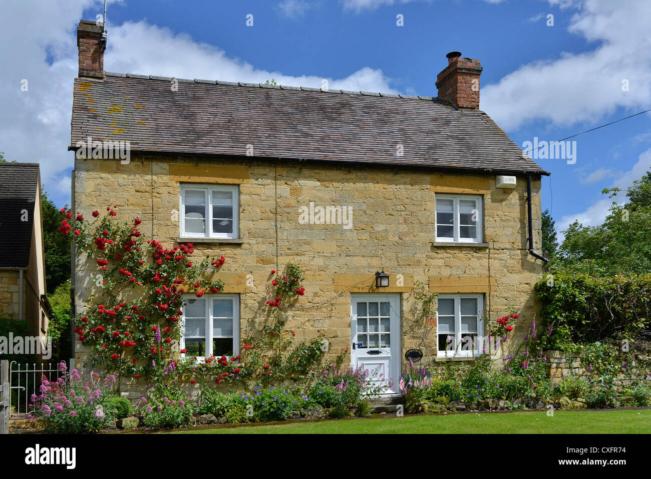 house high street stanton cotswolds gloucestershire uk Stock Photo - Alamy