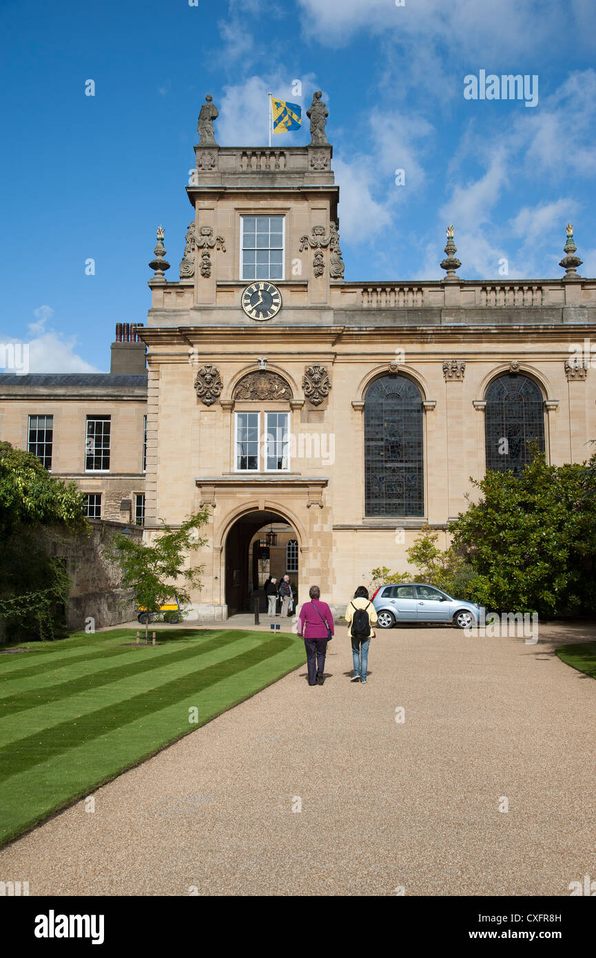 The Chapel at Trinity College Oxford seen from Front Quadrangle ...