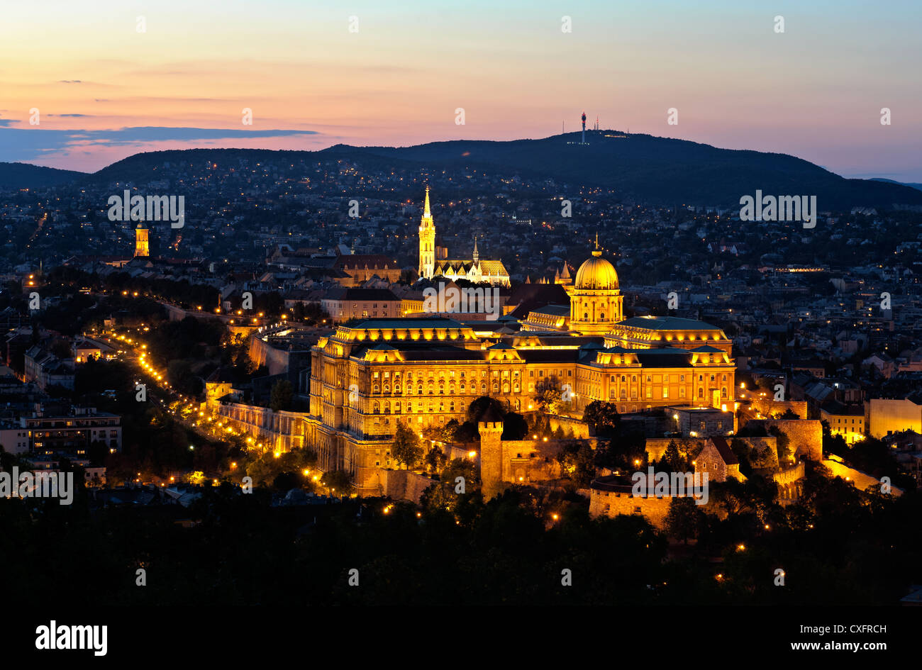 Castle Hill and Royal palace Stock Photo - Alamy