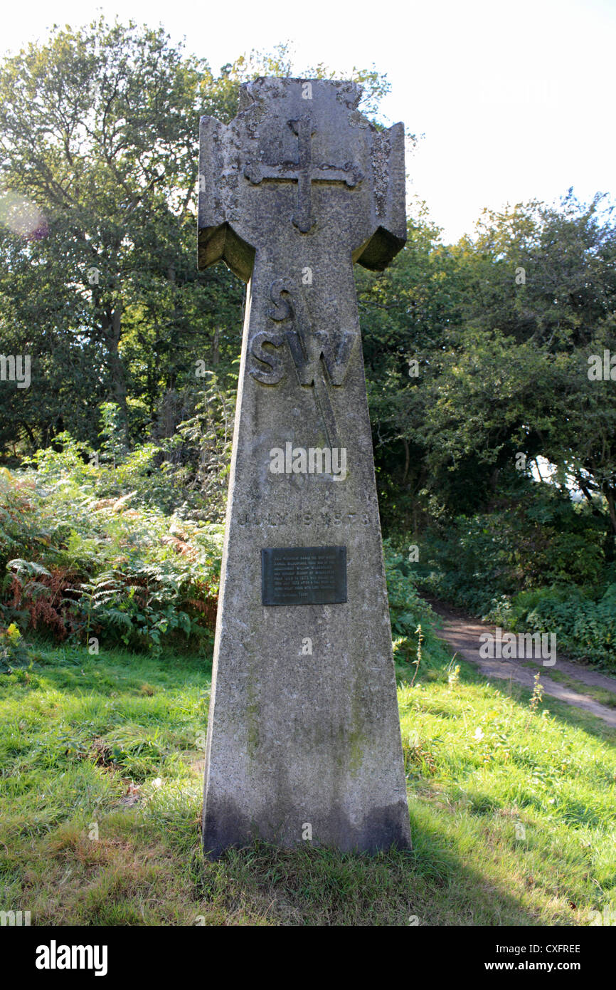 Samuel Wilberforce memorial near Abinger Hammer, Surrey, England UK ...