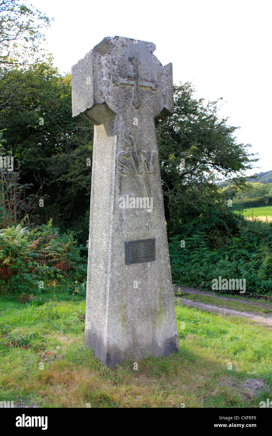 Samuel Wilberforce memorial near Abinger Hammer, Surrey, England UK ...