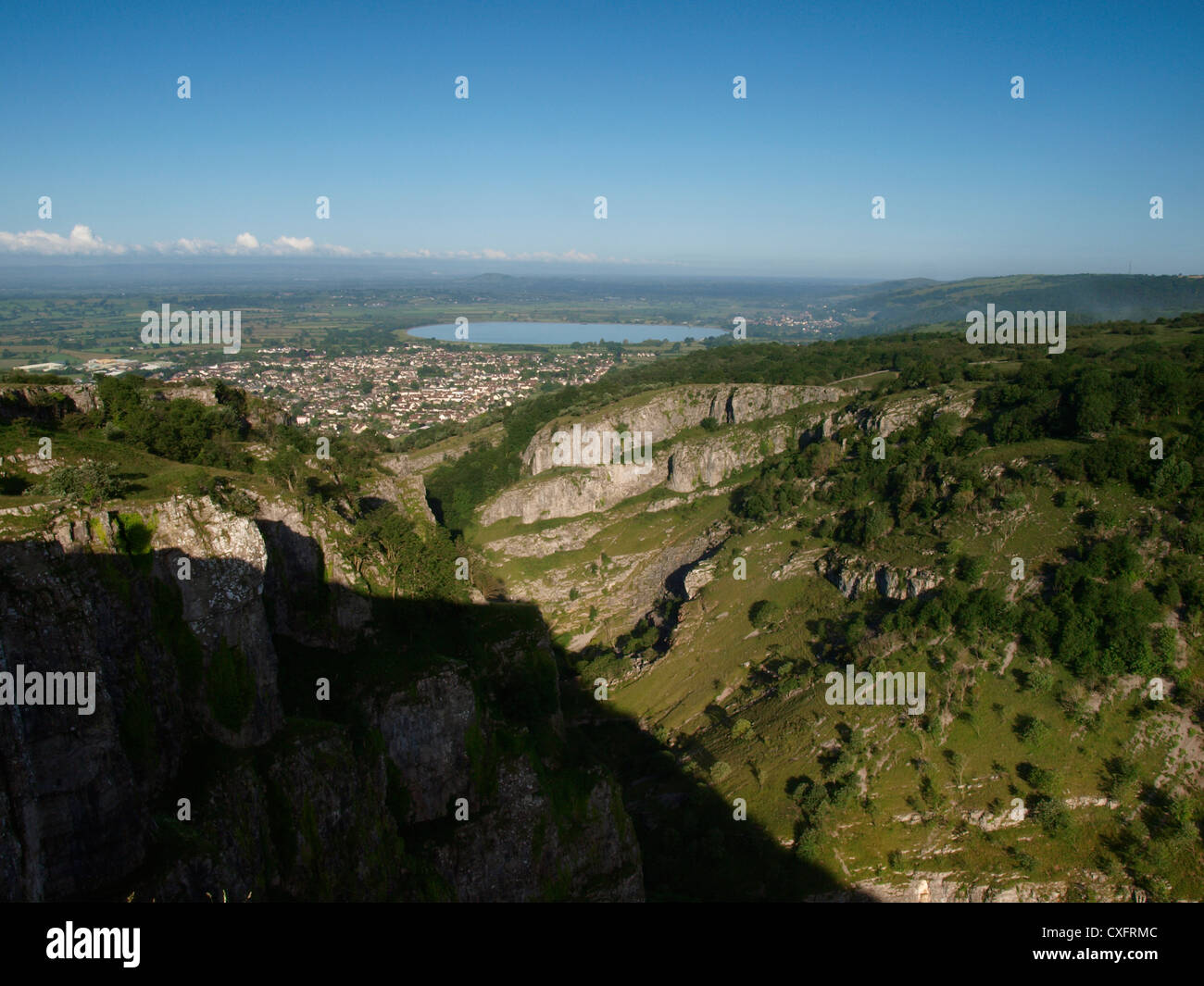 Cheddar Gorge and reservoir, Somerset, UK Stock Photo - Alamy