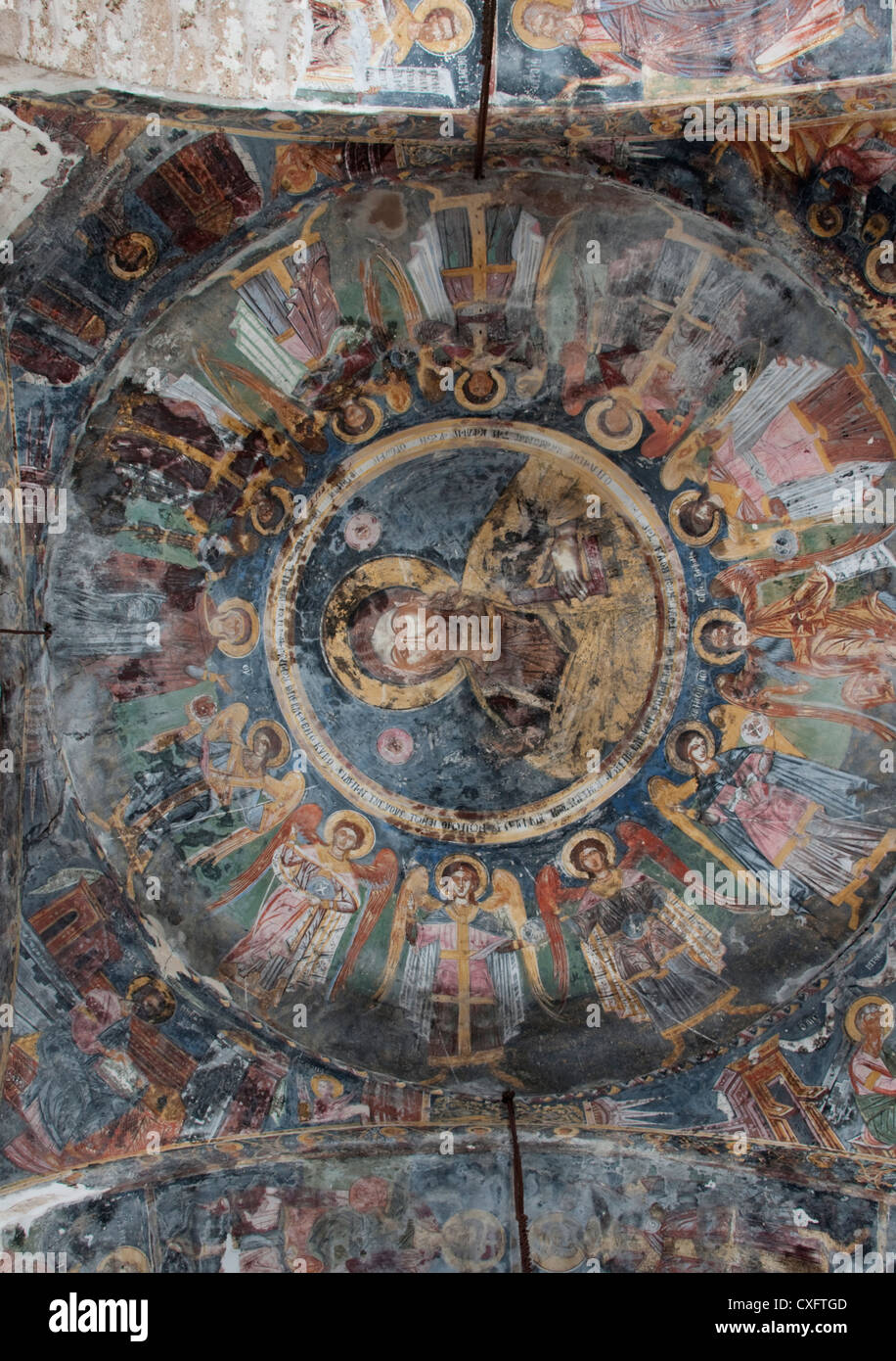 Orthodox christian church ceiling Stock Photo - Alamy