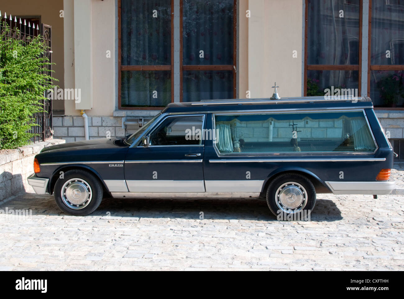 Hearse At Funeral