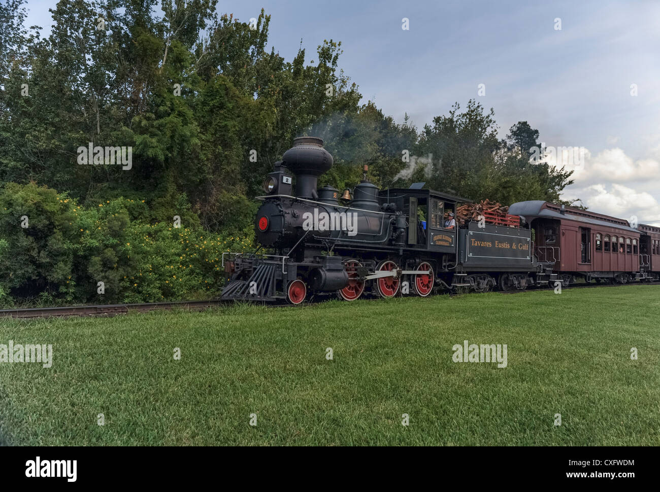 1907 locomotive Steam Train located in Tavares, Florida and still ...