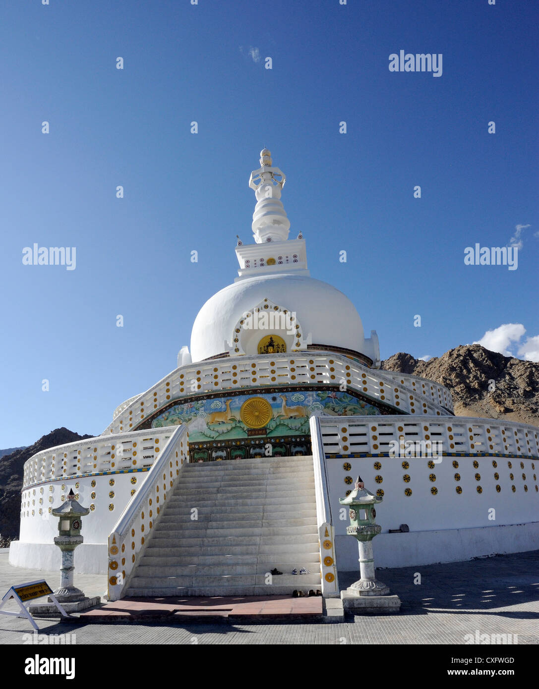 Shanti Stupa is a peace stupa built to promote world peace and ...