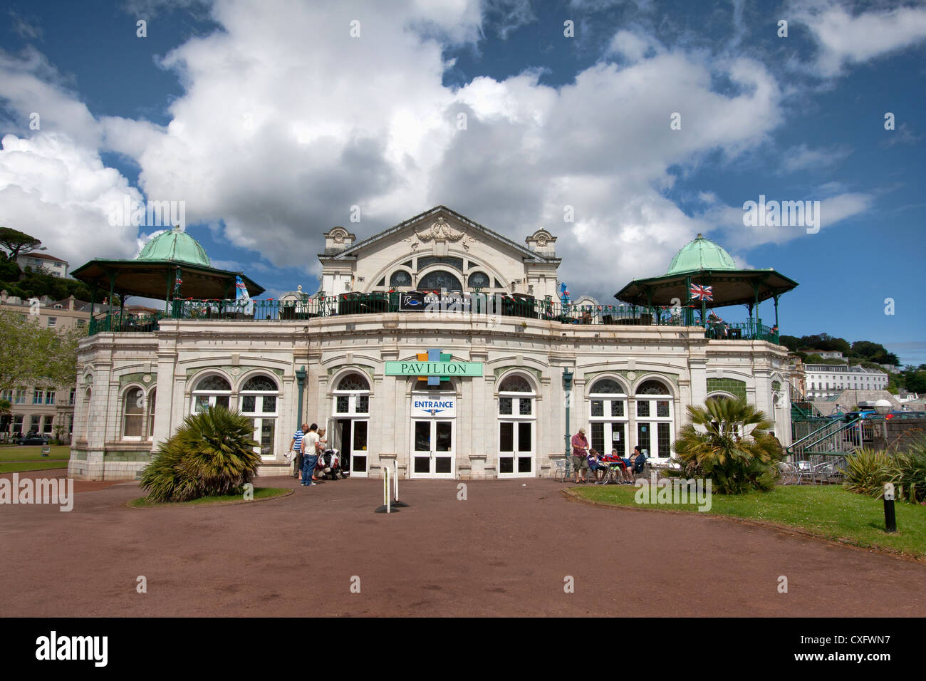 The Pavillion Shopping Centre Torquay Devon Stock Photo - Alamy