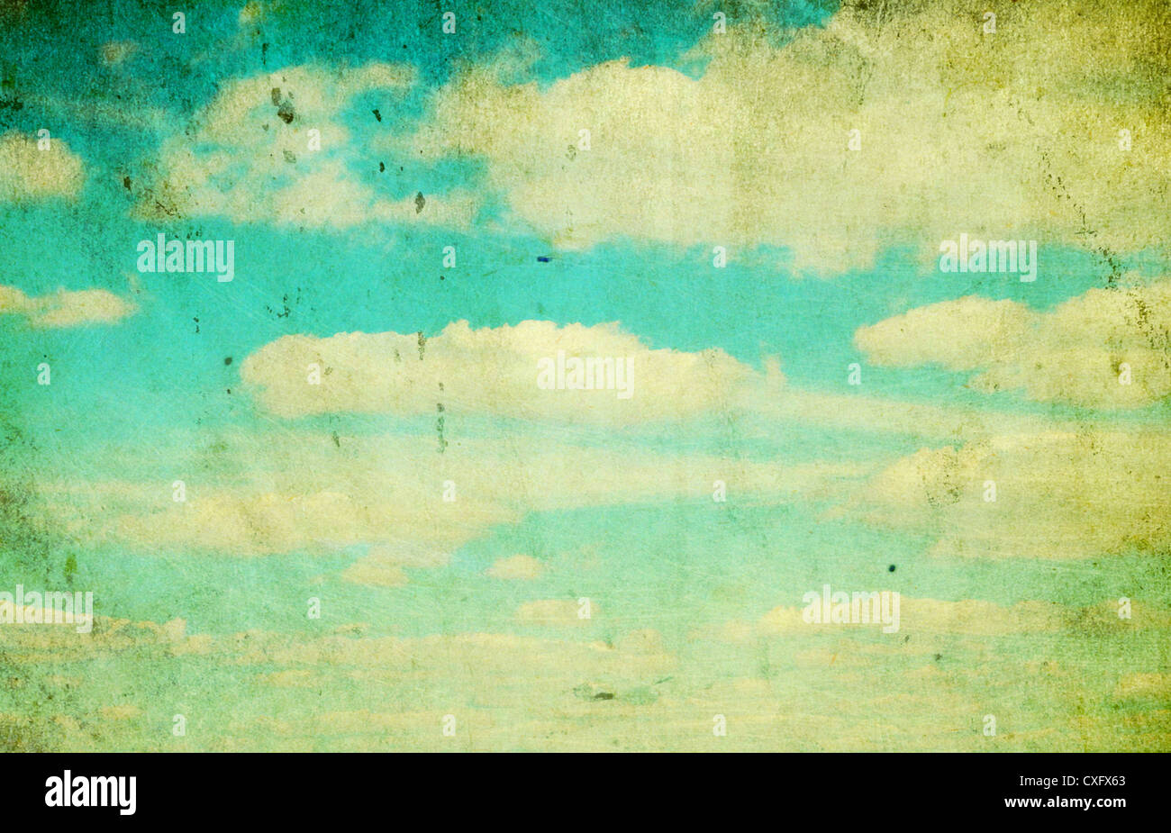 Retro Background of blue sky Stock Photo - Alamy