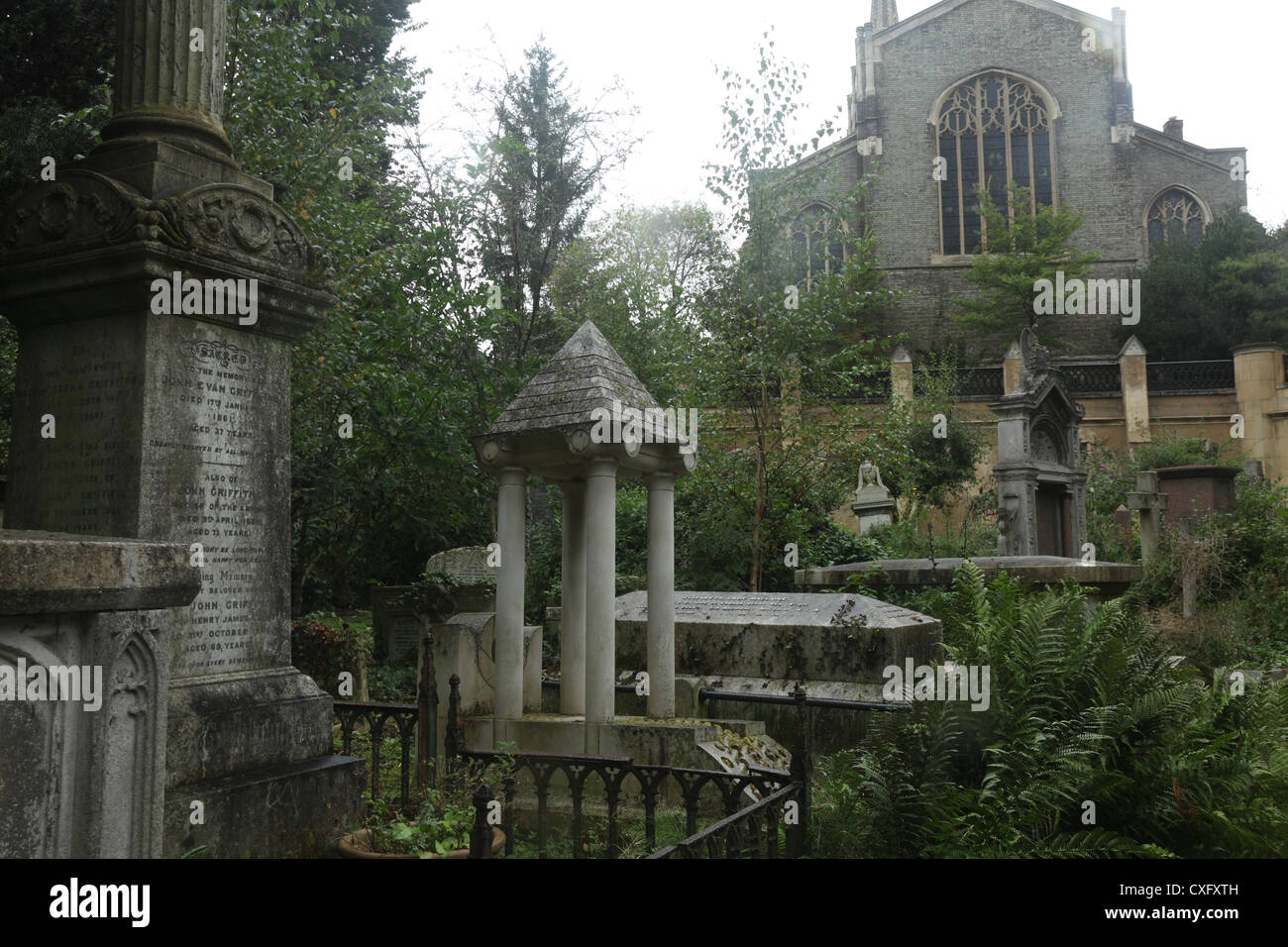 Highgate Cemetery West in London England Stock Photo - Alamy