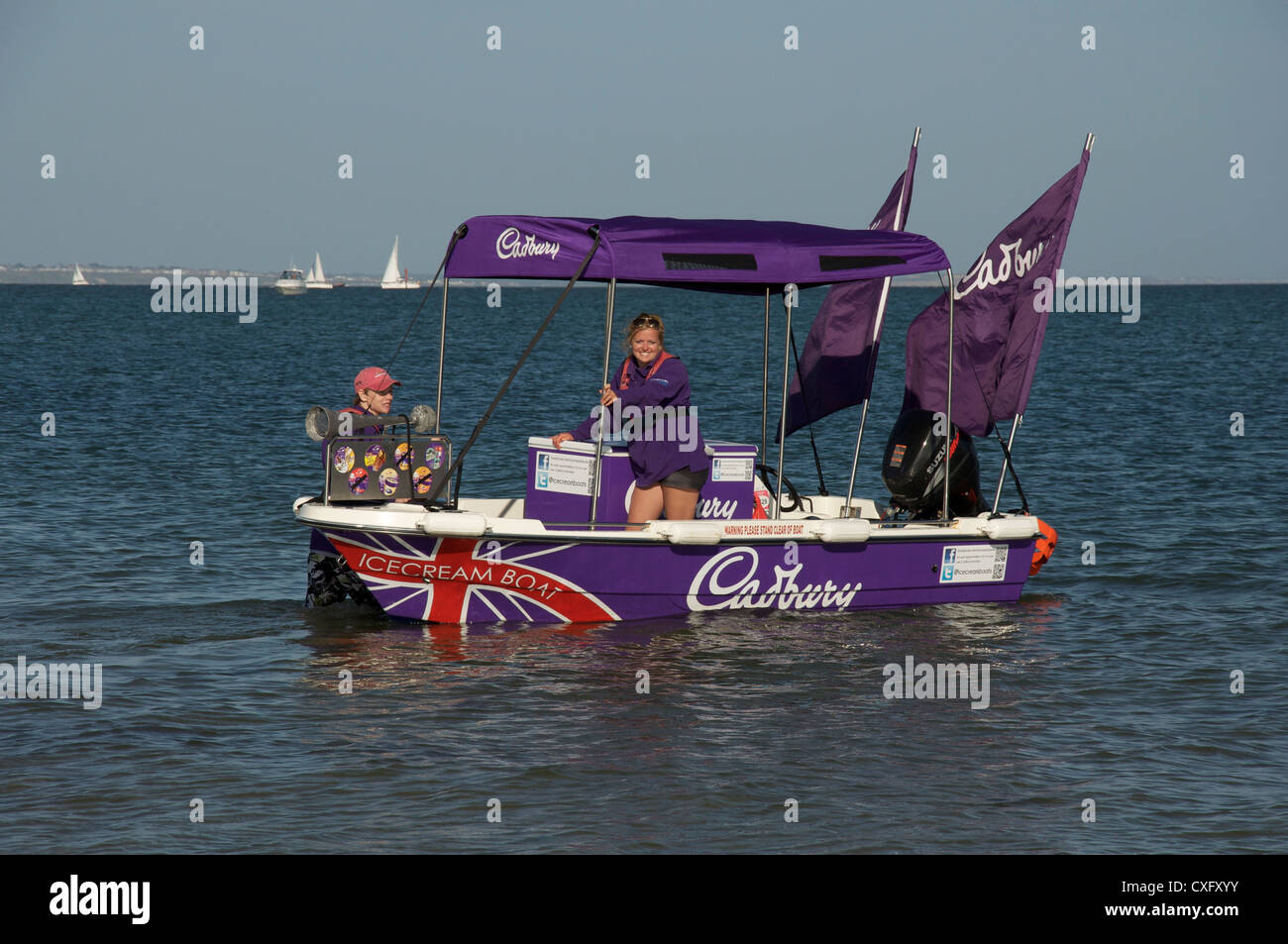 Cadbury ice cream boat hi-res stock photography and images - Alamy