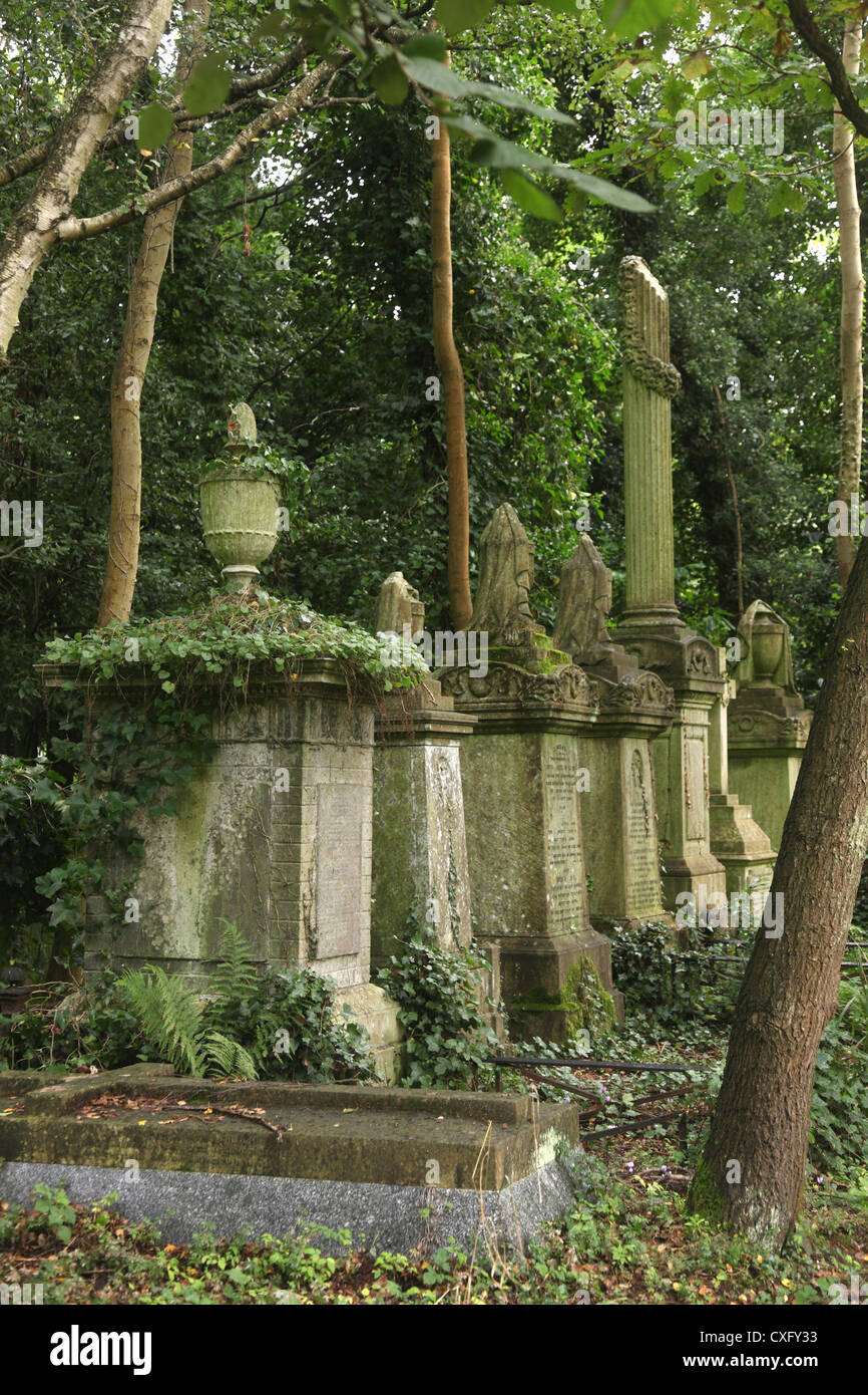 The Highgate West Cemetery in London England Stock Photo - Alamy