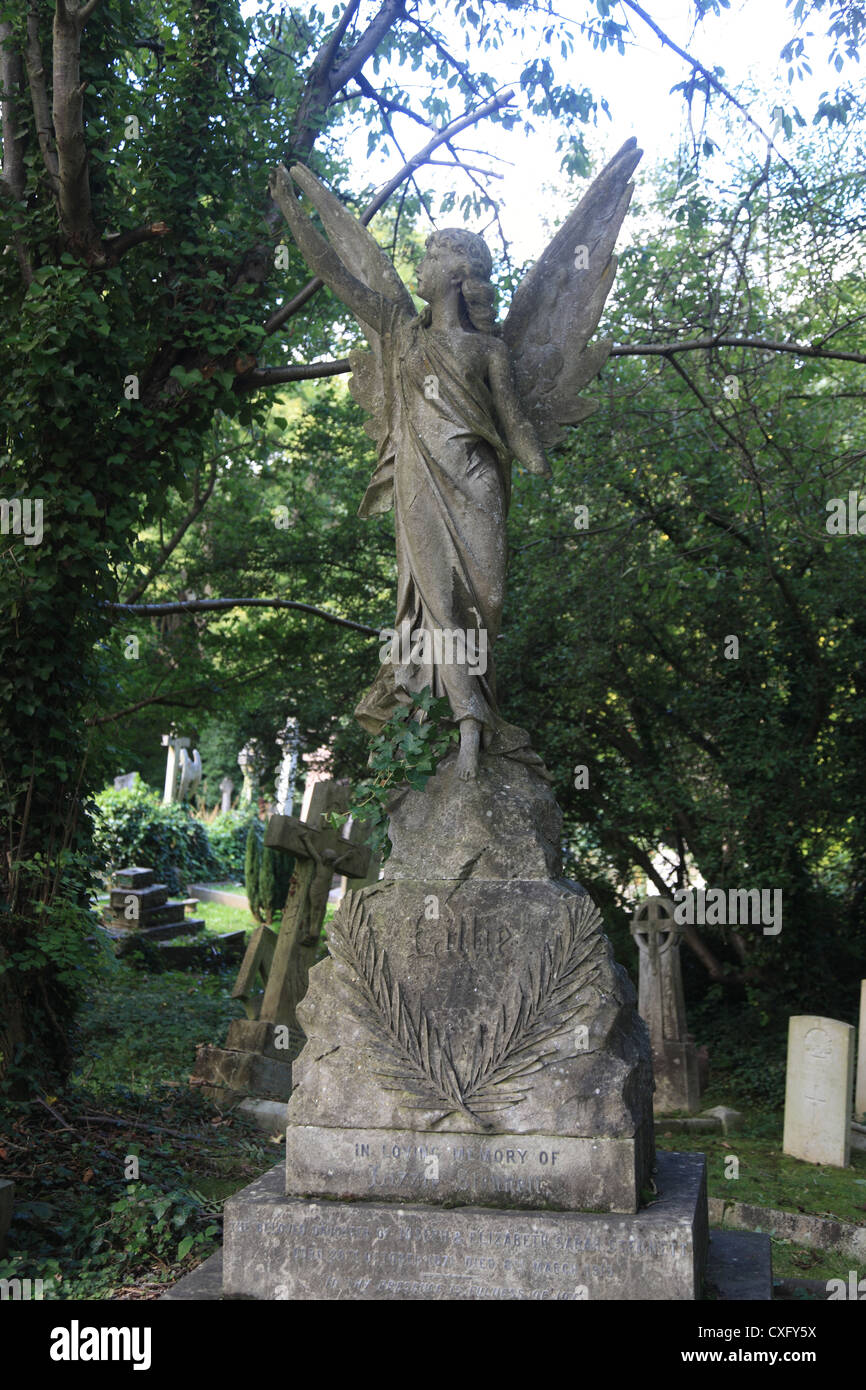 The Highgate East Cemetery in London England Stock Photo - Alamy