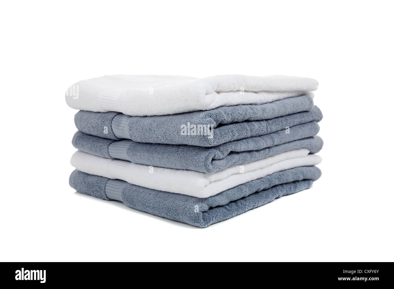 Stack of towels Stock Photo - Alamy
