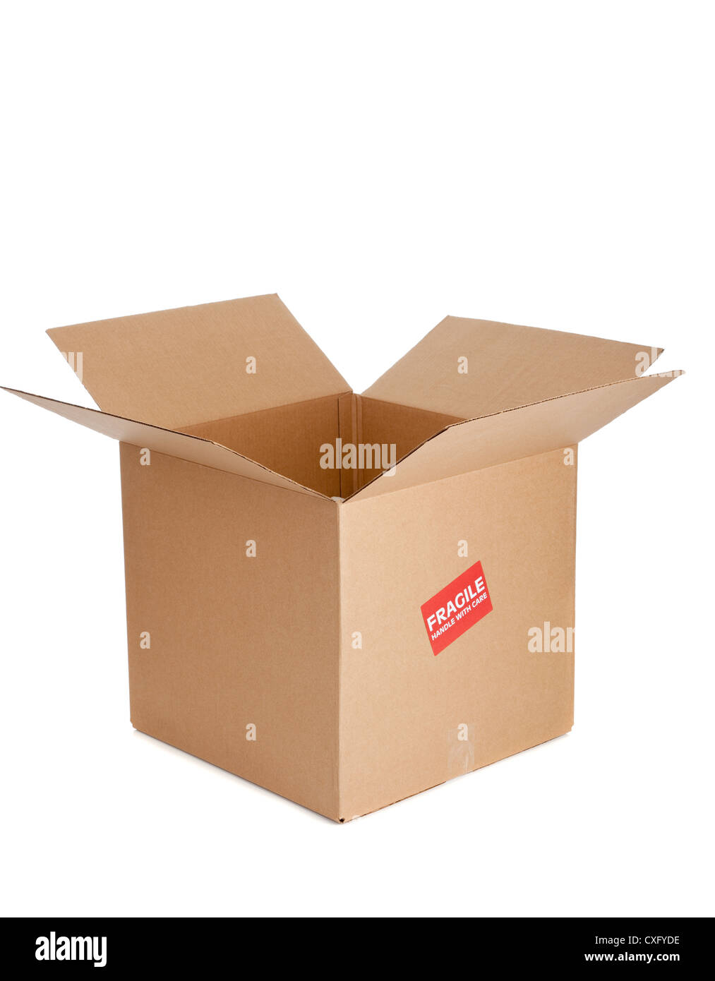 Brown packing box Stock Photo - Alamy