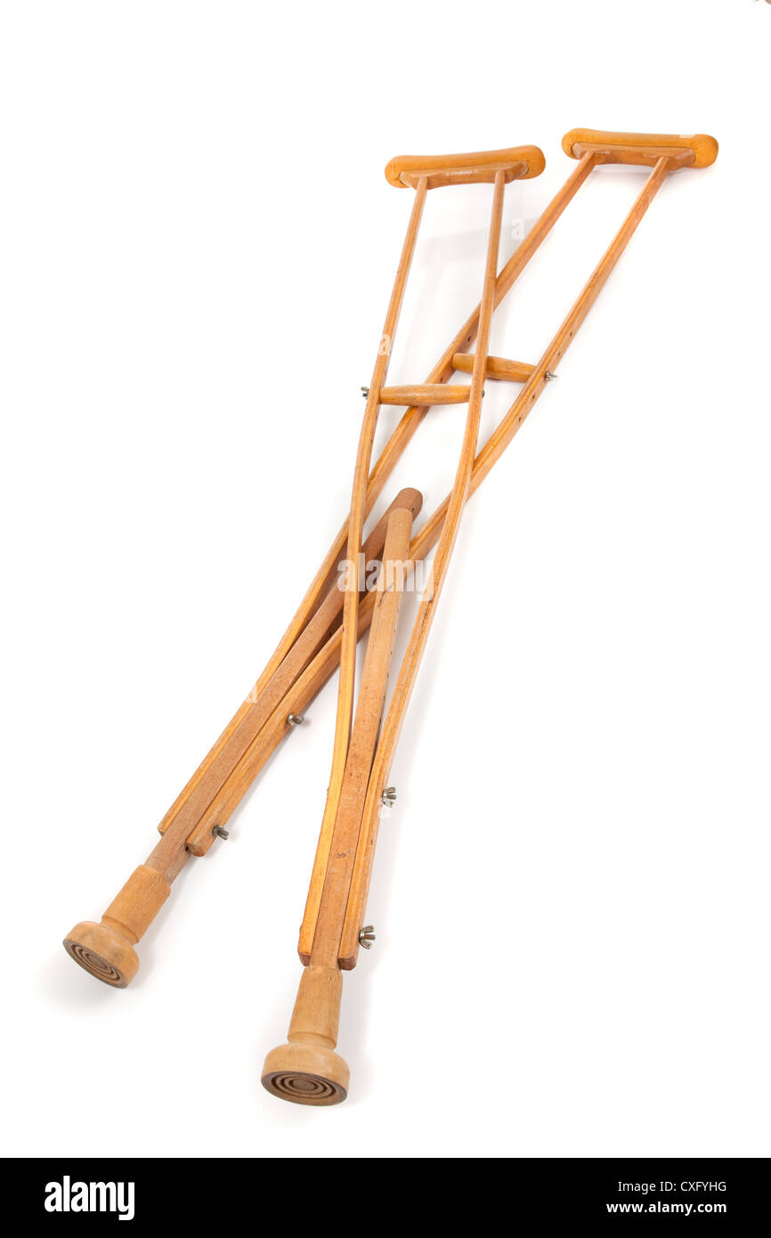 Crutches hi-res stock photography and images - Alamy