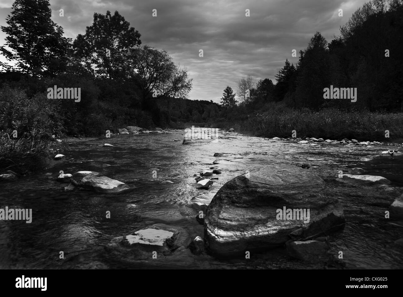 Scenic fall image Black and White Stock Photos & Images - Alamy