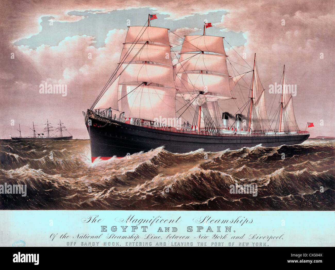 The magnificent steamships Egypt and Spain: of the national steamship ...