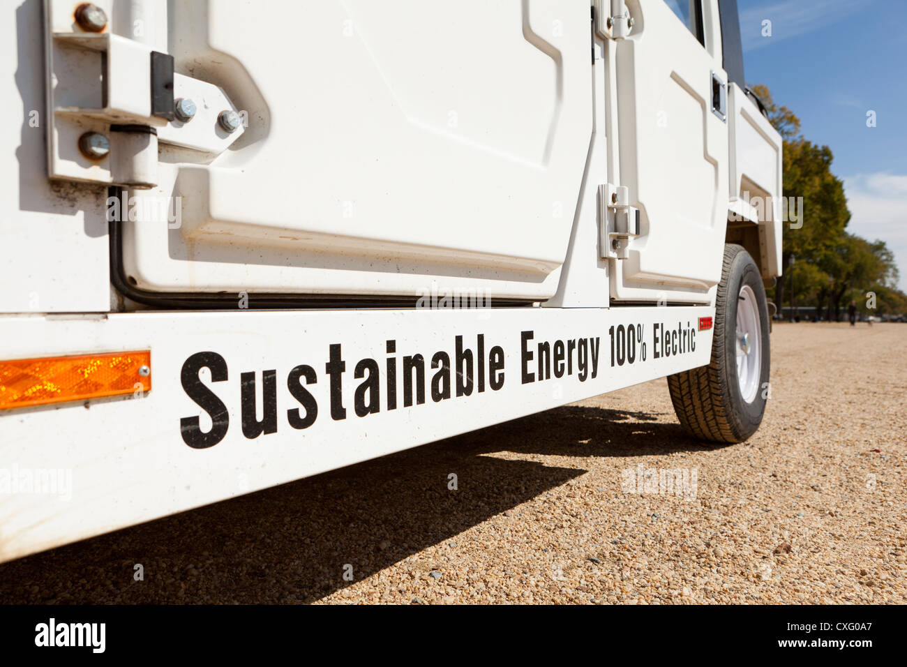 US Government electric utility car - Washington, DC USA Stock Photo - Alamy