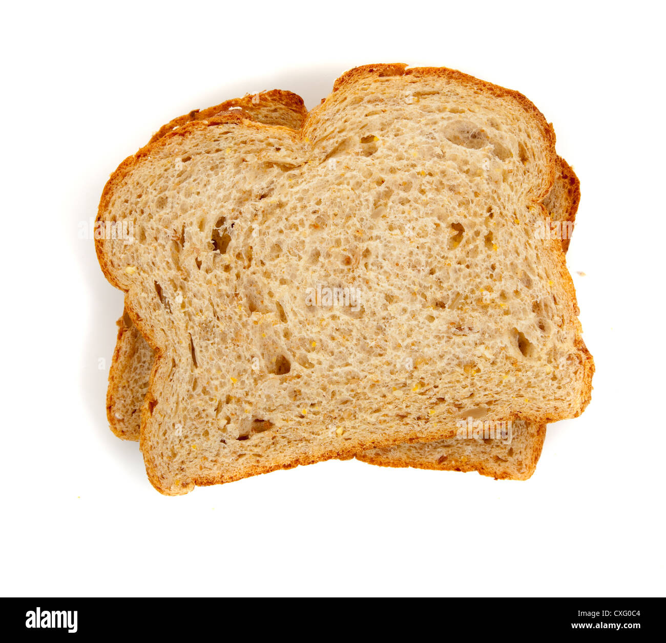 Wheat bread on a white background Stock Photo - Alamy