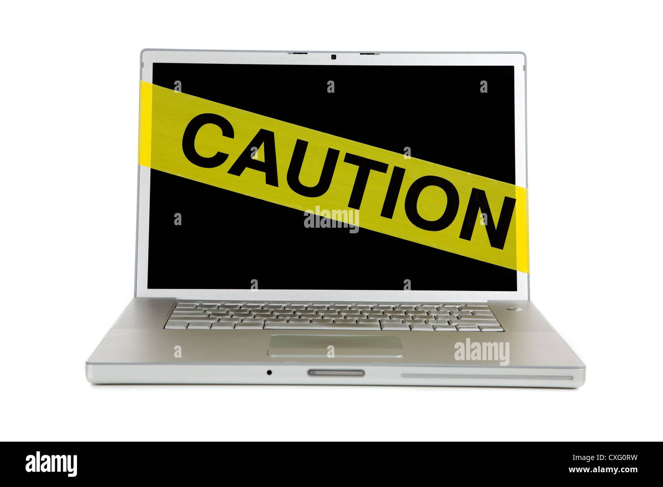 Caution tape screen hi-res stock photography and images - Alamy