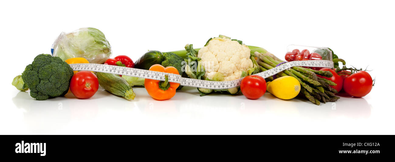 Row vegetables tape measure hi-res stock photography and images - Alamy