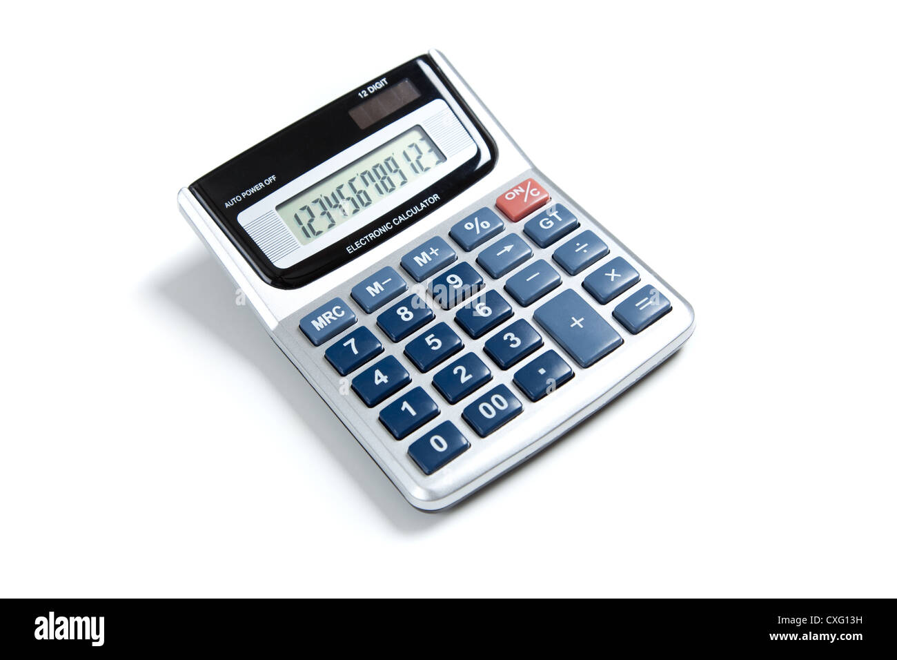 Numbers calculator Cut Out Stock Images & Pictures - Alamy