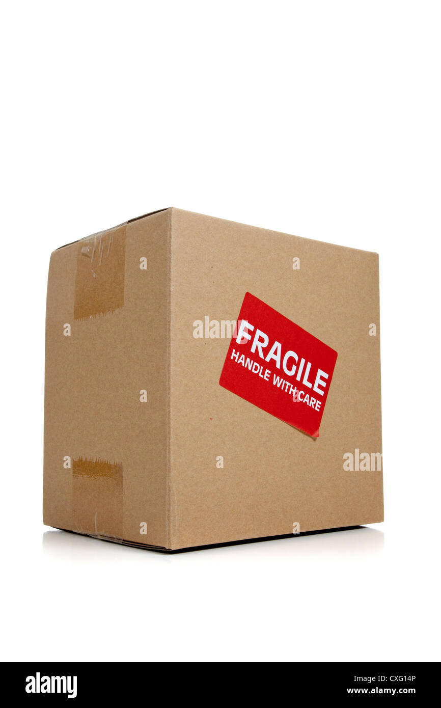 Fragile sticker box hi-res stock photography and images - Alamy