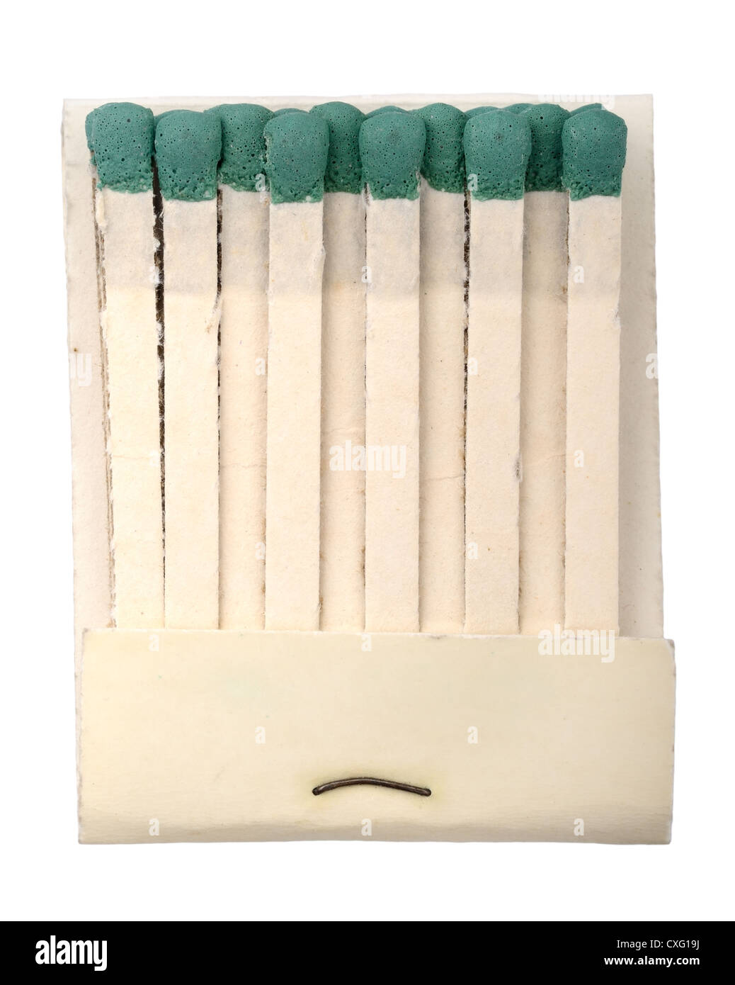 Open box of matches, isolated on a white background Stock Photo - Alamy