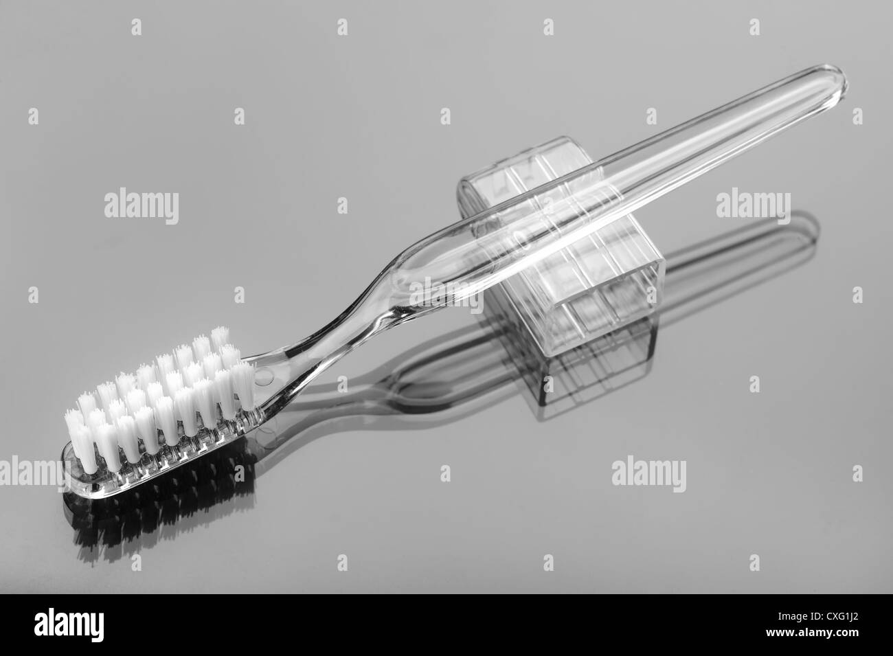Toothbrush Black and White Stock Photos & Images - Alamy