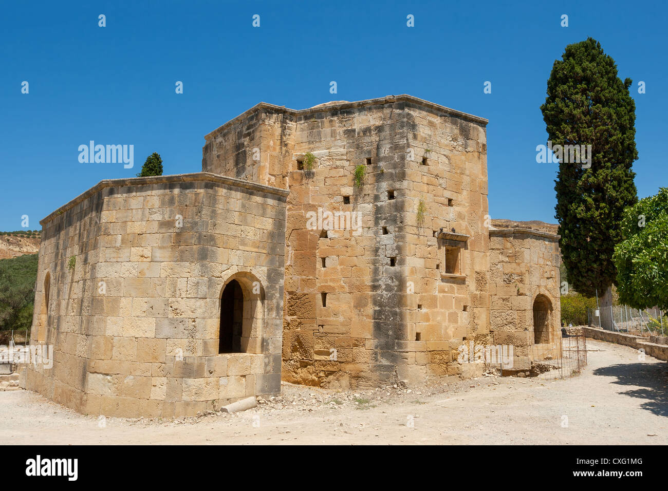 Ancient Basillica. Gortyn, Crete, Greece Stock Photo - Alamy