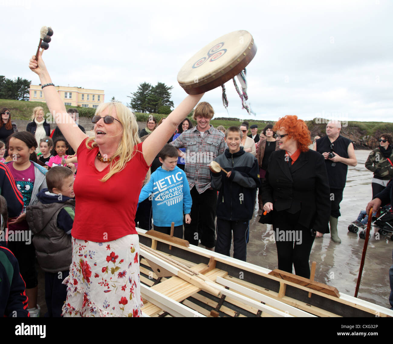 Mark Redden & Noelle Campbell Sharp watching the Blessing of the ...