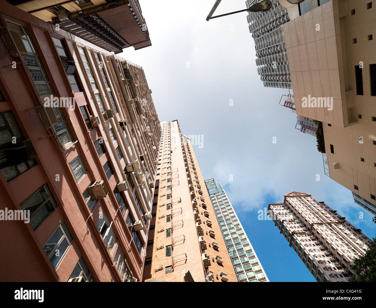 High rise buildings in Central Hong Kong Stock Photo - Alamy