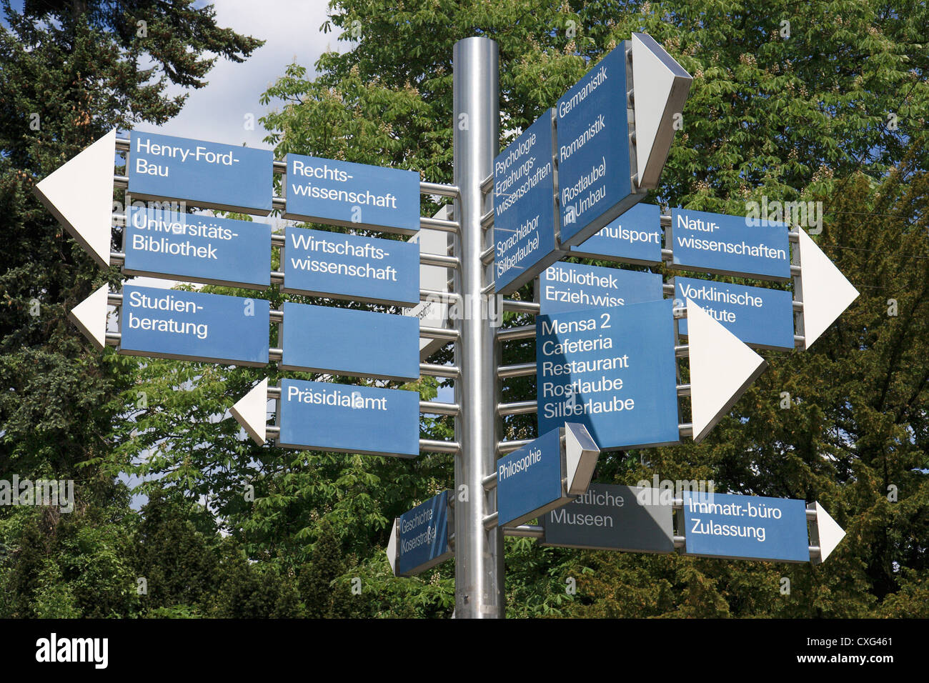 Campus directory sign hi-res stock photography and images - Alamy
