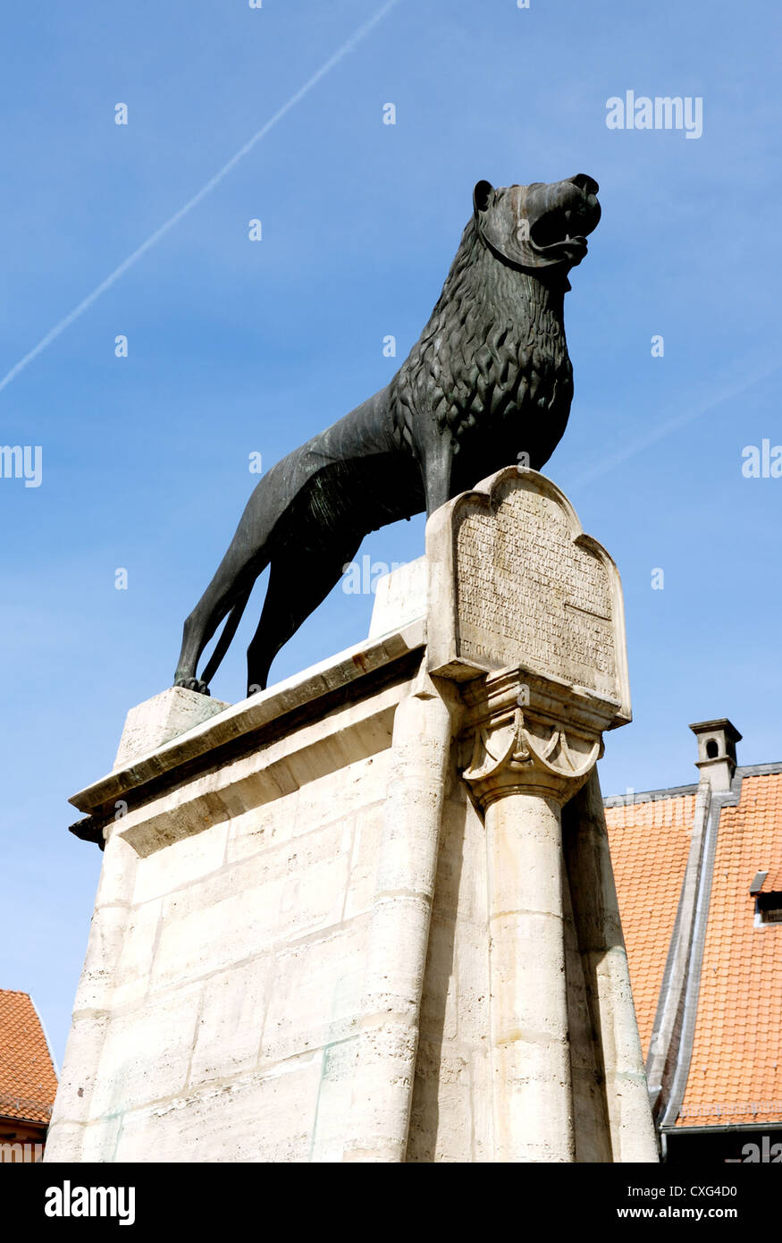 Brunswick, as an emblem of Loewe Stock Photo - Alamy