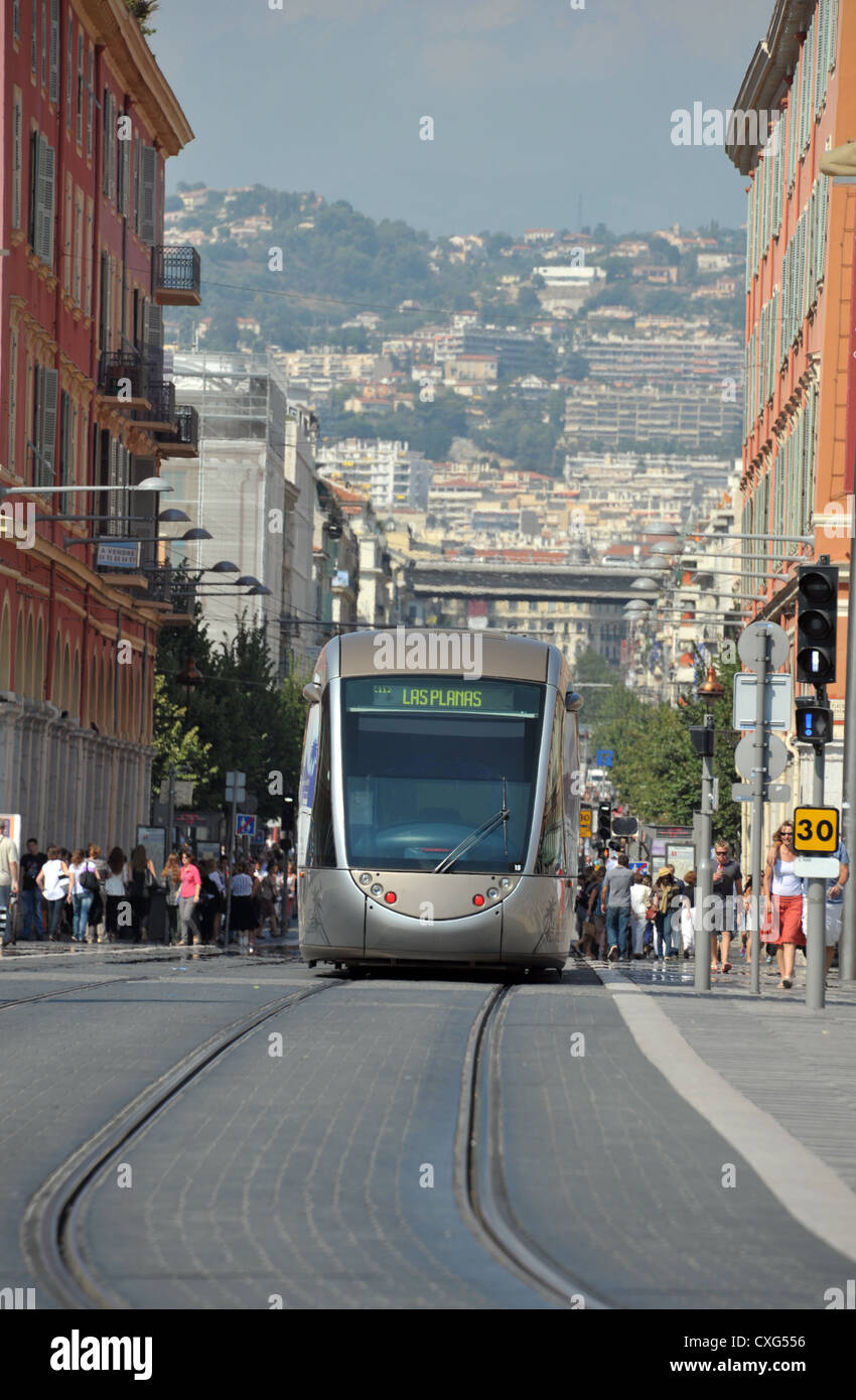 Tram nice france trams hi-res stock photography and images - Alamy