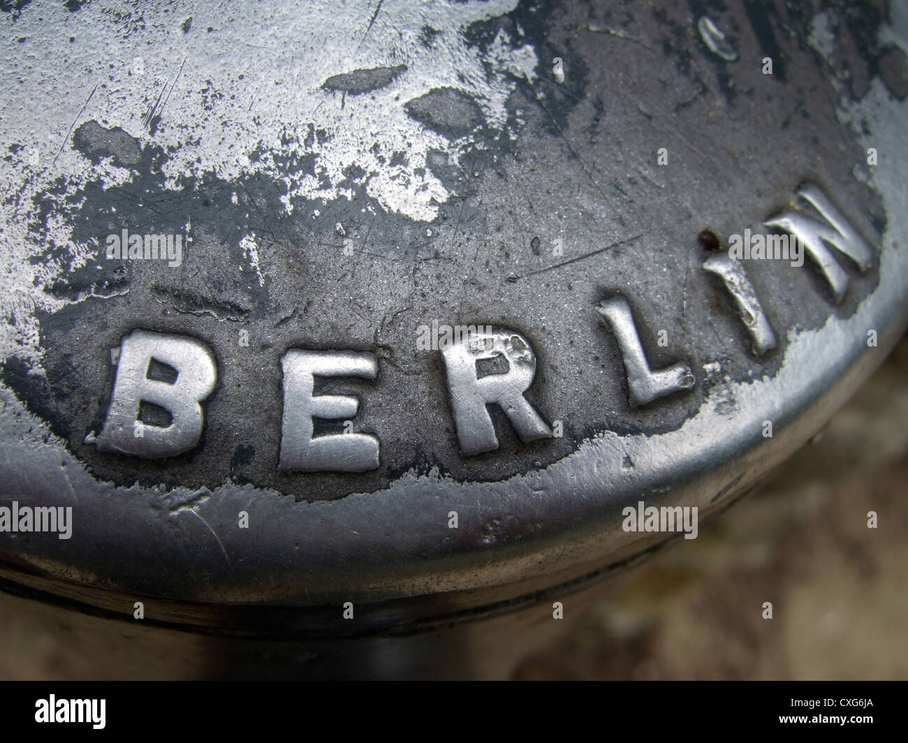 Scuffed Berlin logo Stock Photo - Alamy